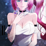 自アバター②白ドレス｜作品詳細｜ILLUSTDAYS シンプルイラストポートフォリオ